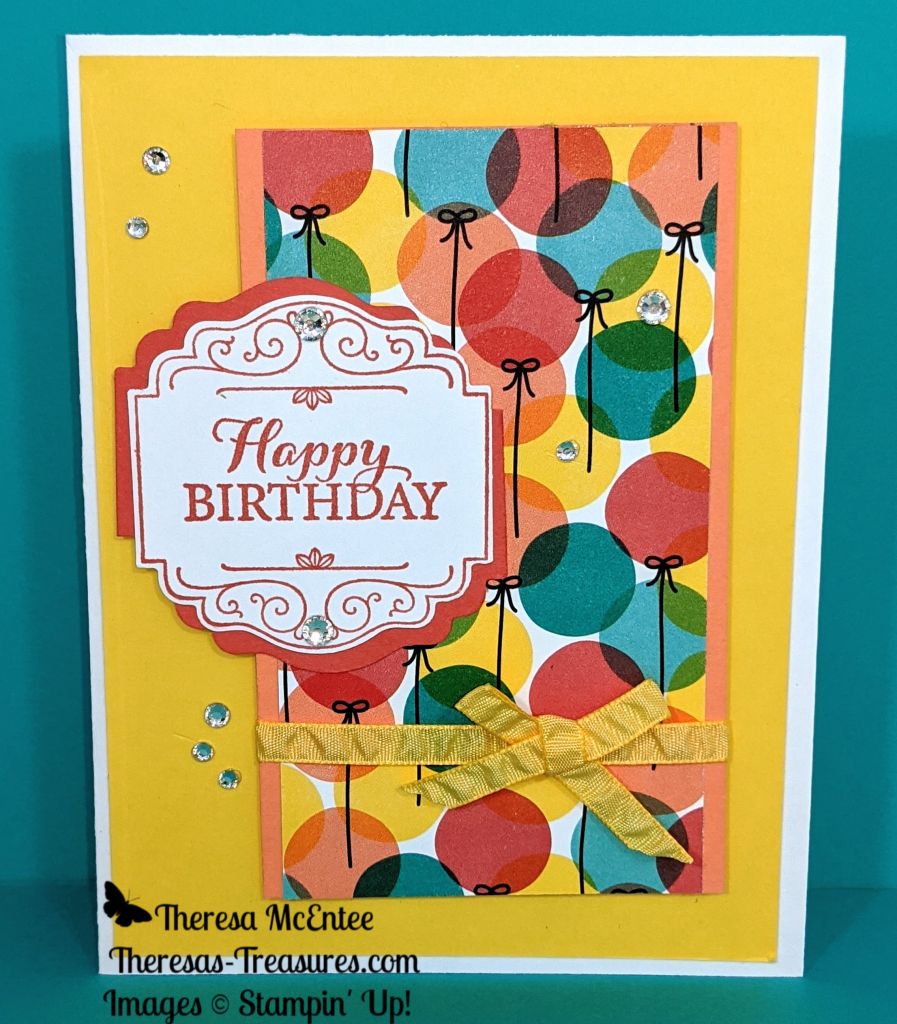 Birthday Balloon Bling - Layered with Kindness - Theresa's Treasures ...